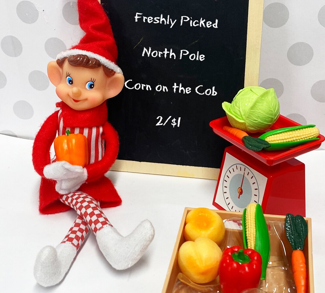 Elf Props FARM STAND Set Christmas Elf Prop - North Pole Elf Stand ...
