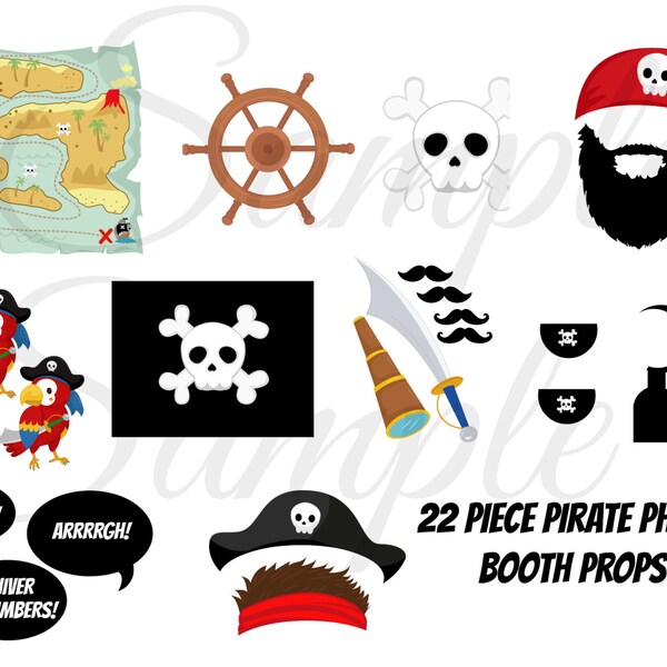 Pirate Photo Booth - Etsy