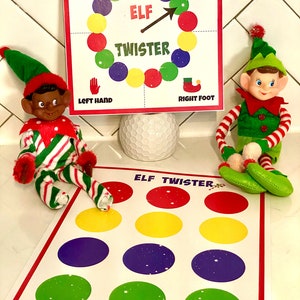 Elf Christmas GAMES Activities Set - DIY Printable Page Files - Instant ...