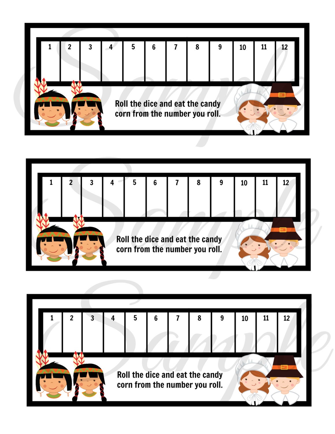 INSTANT Download Thanksgiving CANDY CORN Game Printable | Etsy