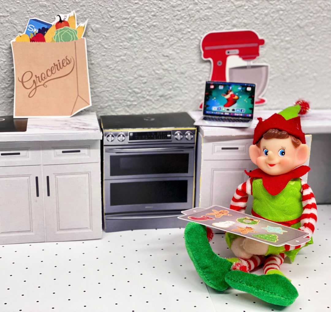 Elf Kitchen Printable Props | Christmas Elf Accessories | Elf Mischief ...