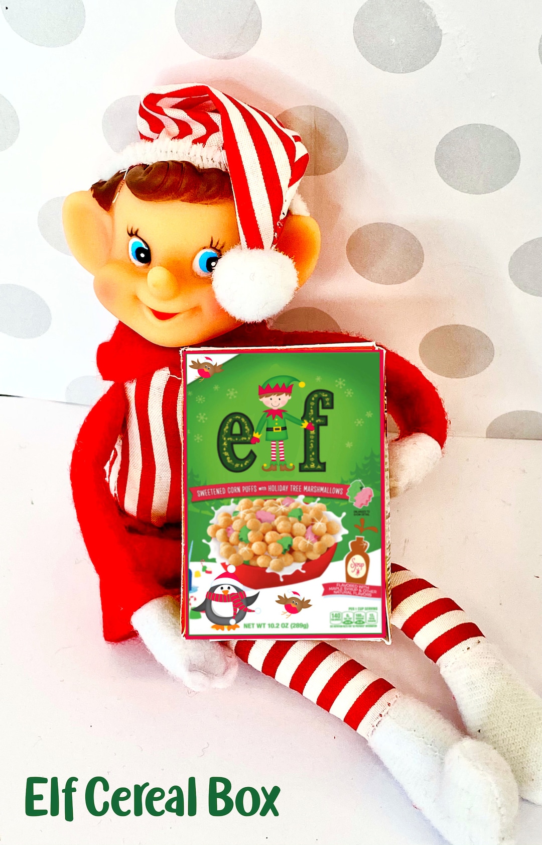 Elf CEREAL Boxes - ELF Breakfast DIY Printable Page Files - Instant ...