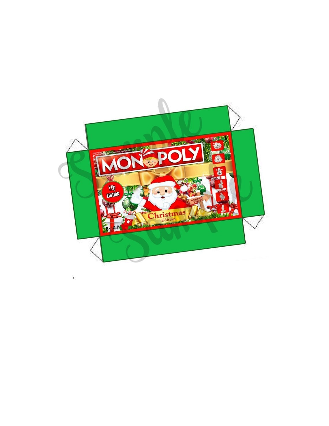 Elf BOARD GAME Activities Set DIY Printable Page Files - Etsy