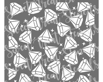 Diamond stencil | Etsy