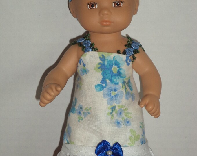 Blue Dress / Hand Made Doll Clothes 8-inch Doll/ Fits Like American ...