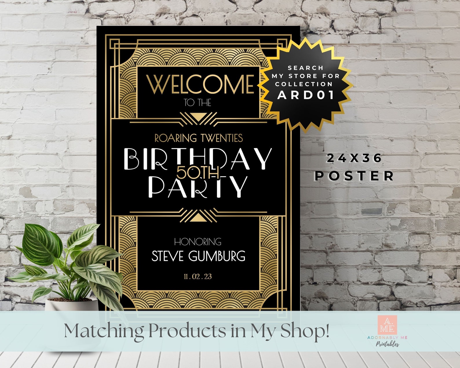 Roaring Twenties Dinner Menu, Gatsby Menu, Art Deco Menu, Flapper ...