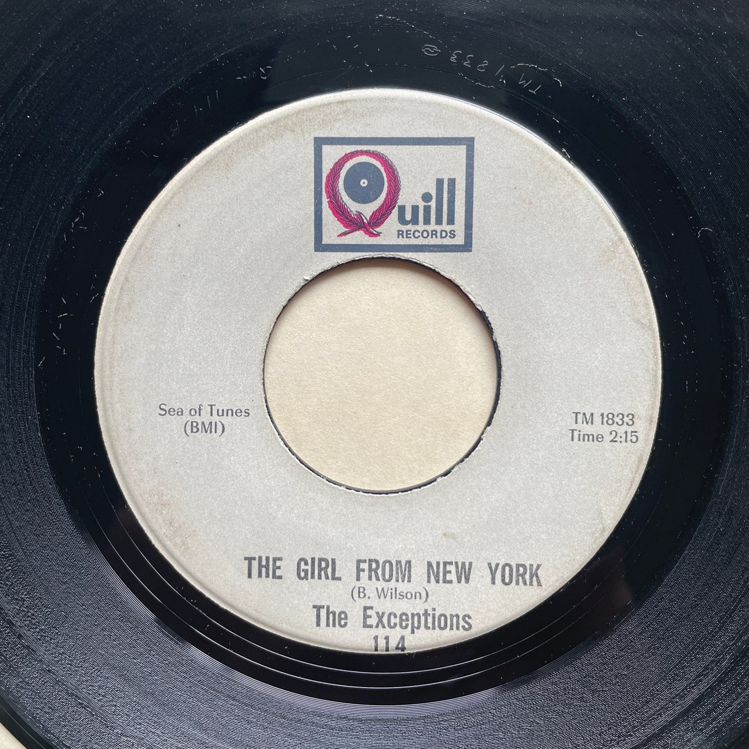 The Exceptions - the Girl From New York City | Quill Records, 1966 ...