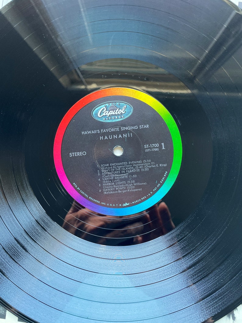 Vintage Hawaiian LP: Haunani! by Haunani Kahalawei, Capitol ST1700 ...