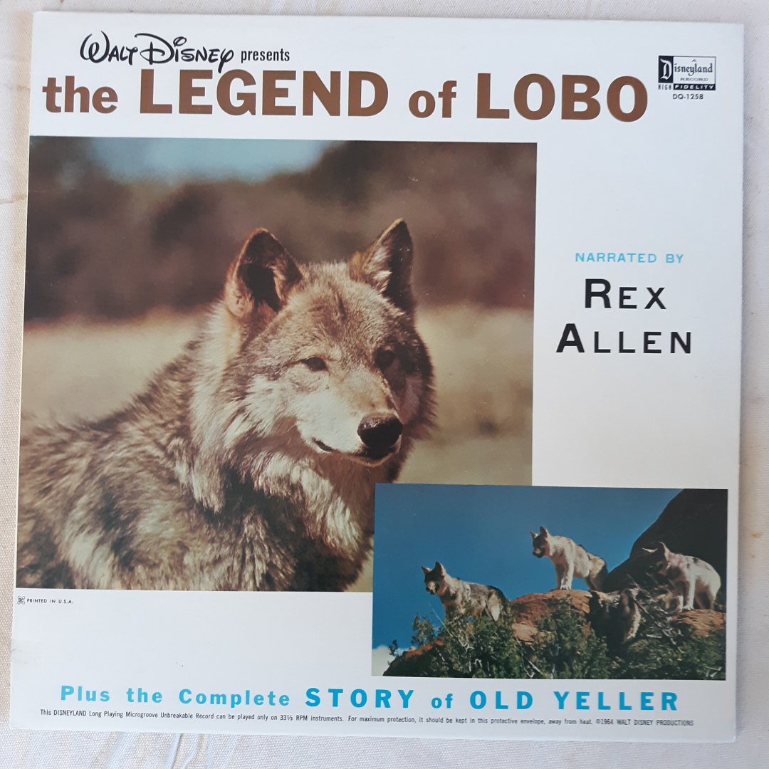 Vintage Childrens LP: the Legend of Lobo & Story of Old Yeller by ...