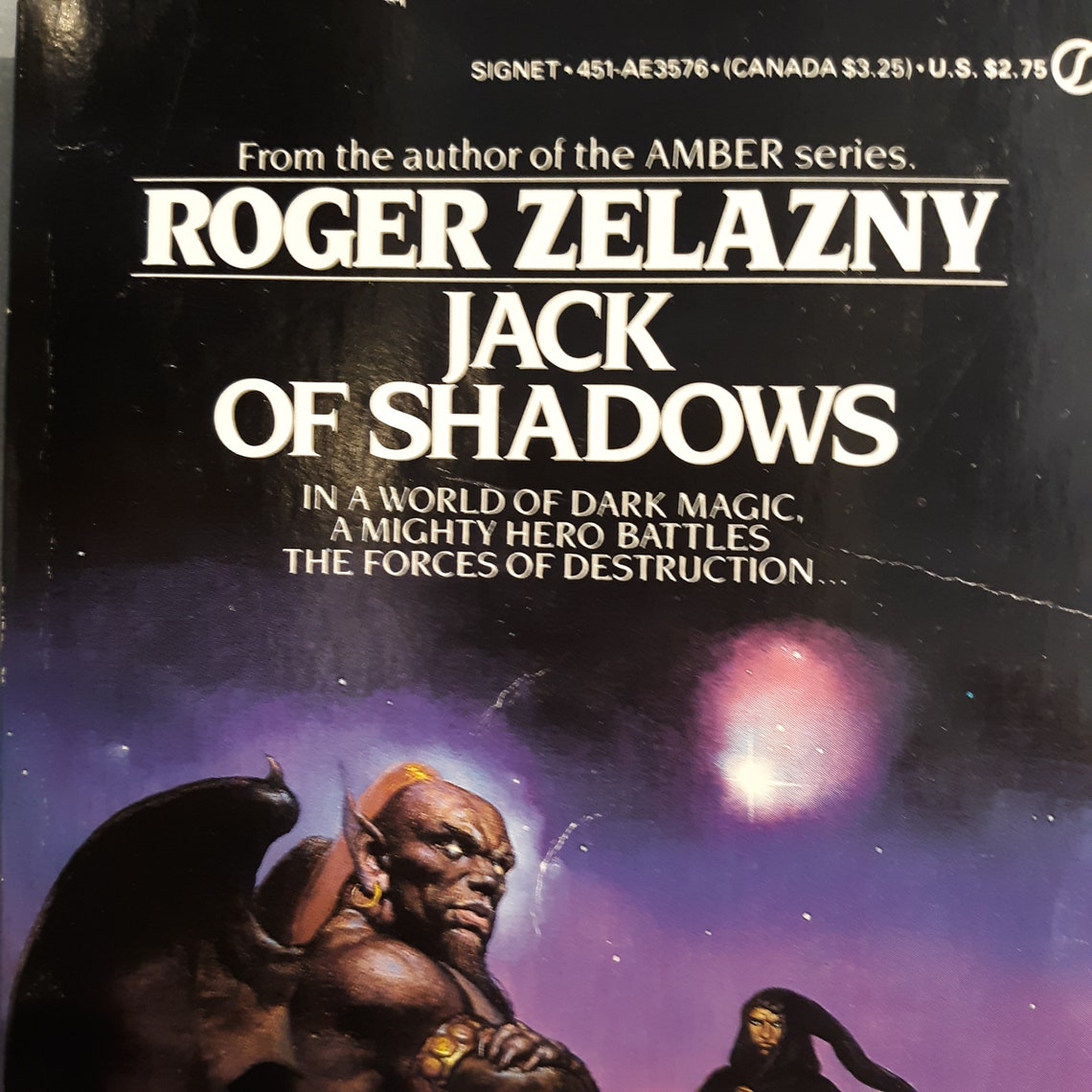 Vintage Scifi Paperback: Jack of Shadows by Roger Zelazny - Etsy