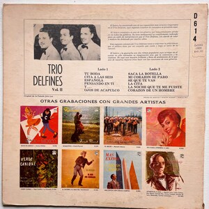 Vintage Latin LP: Trio Delfines Vol. I, Import, Musiart , 1960 - Etsy