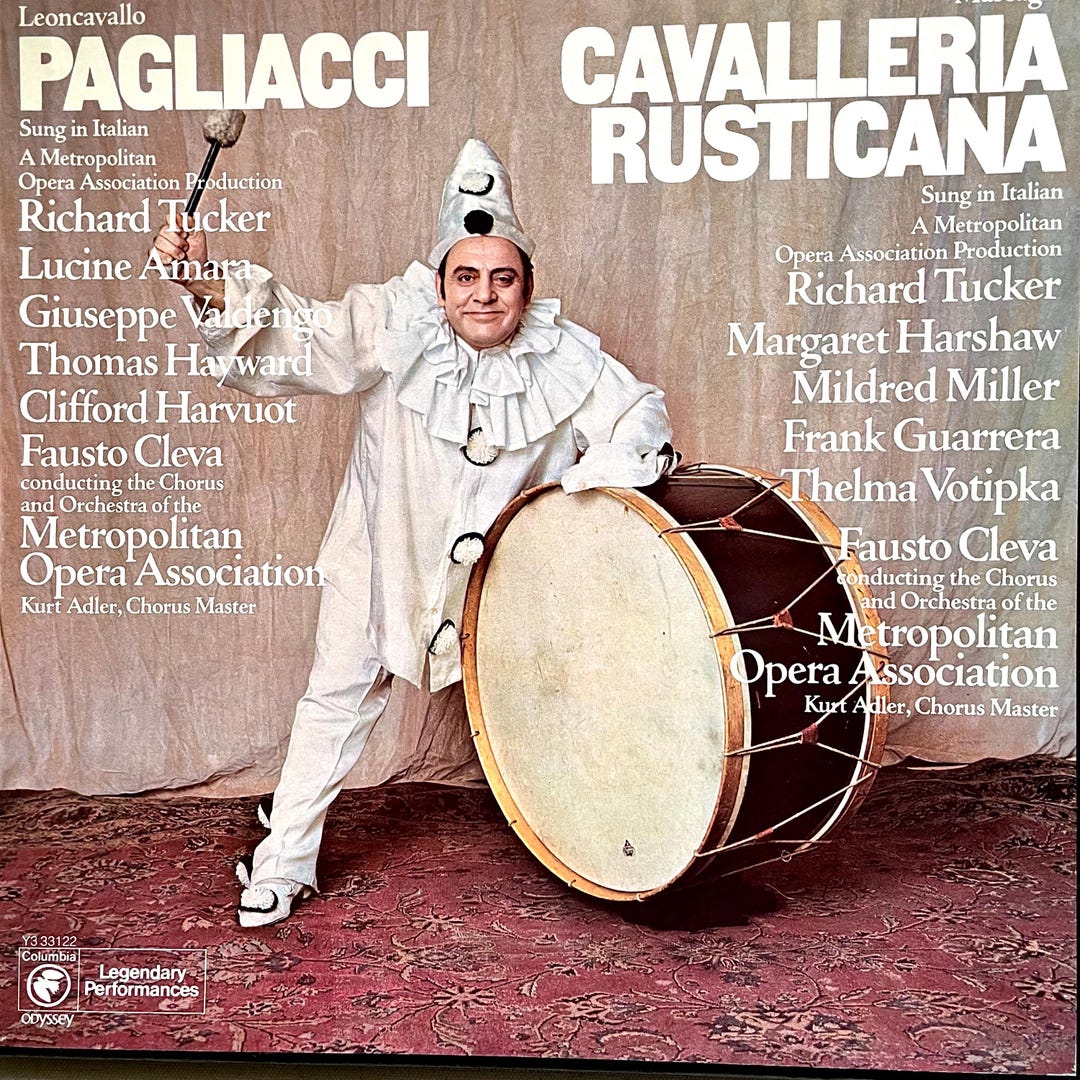 Opera LP Box Set: Leoncavallo Pagliacci, Mascagni Cavalleria Rusticana ...