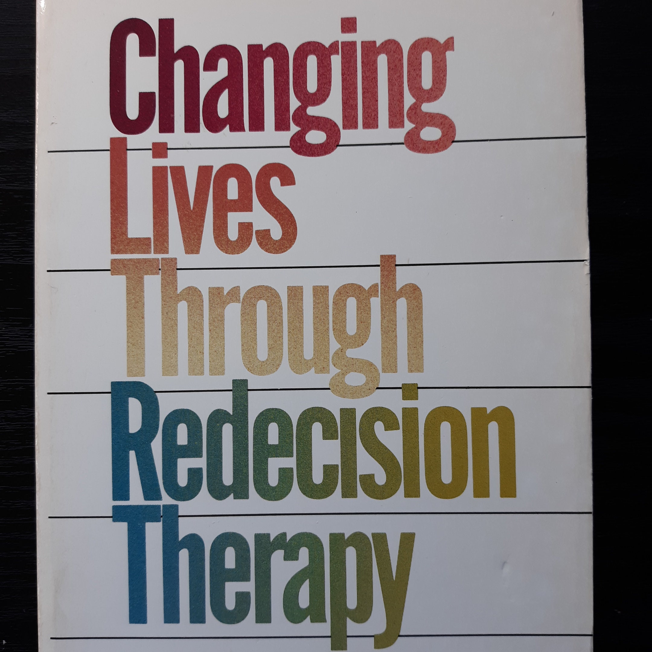 Vintage Psychology Book: Changing Lives Through Redirection Therapy by ...