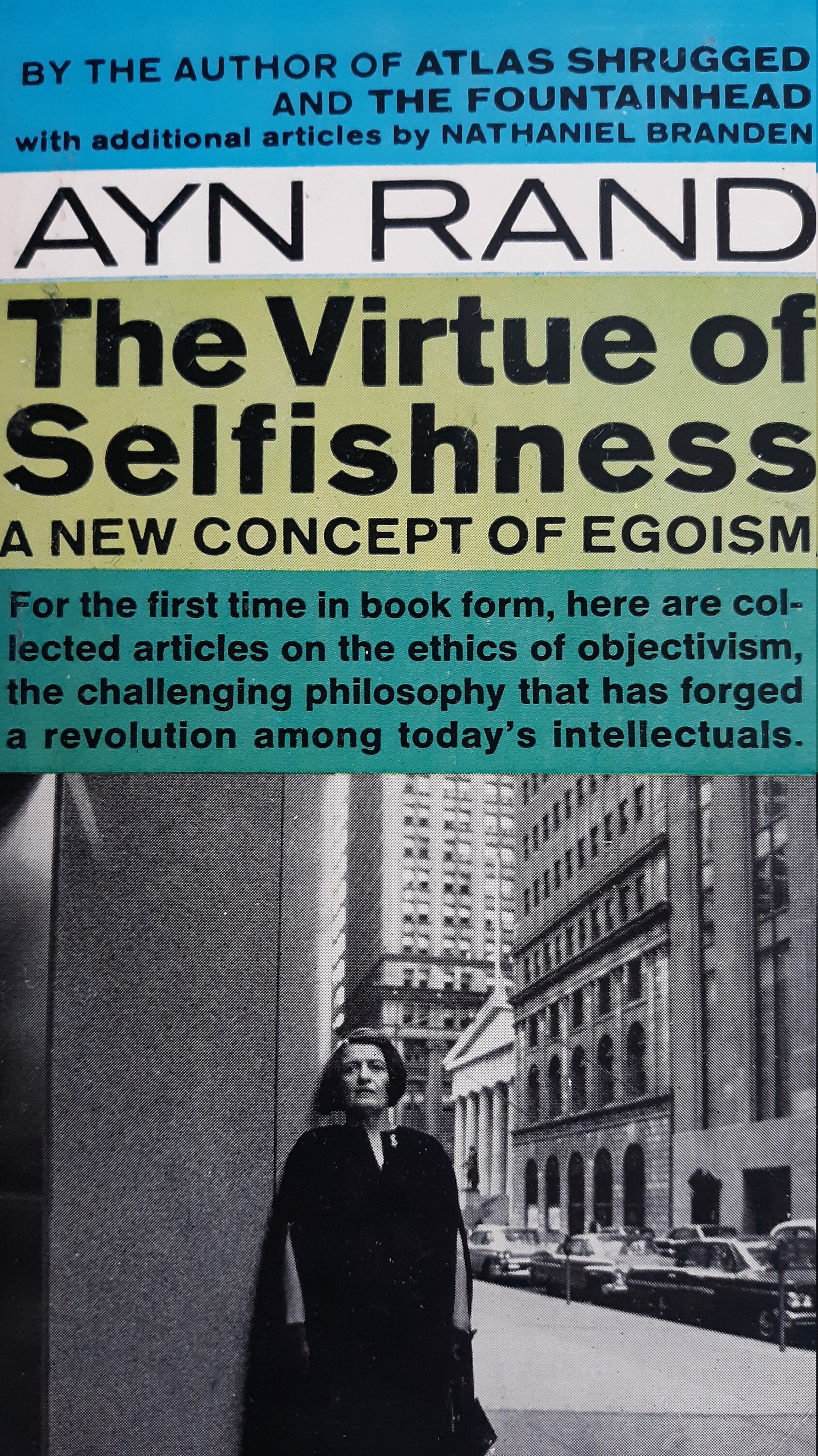 The Virtue Of Selfishness by Ayn Rand 196. Signet P2602. | Etsy
