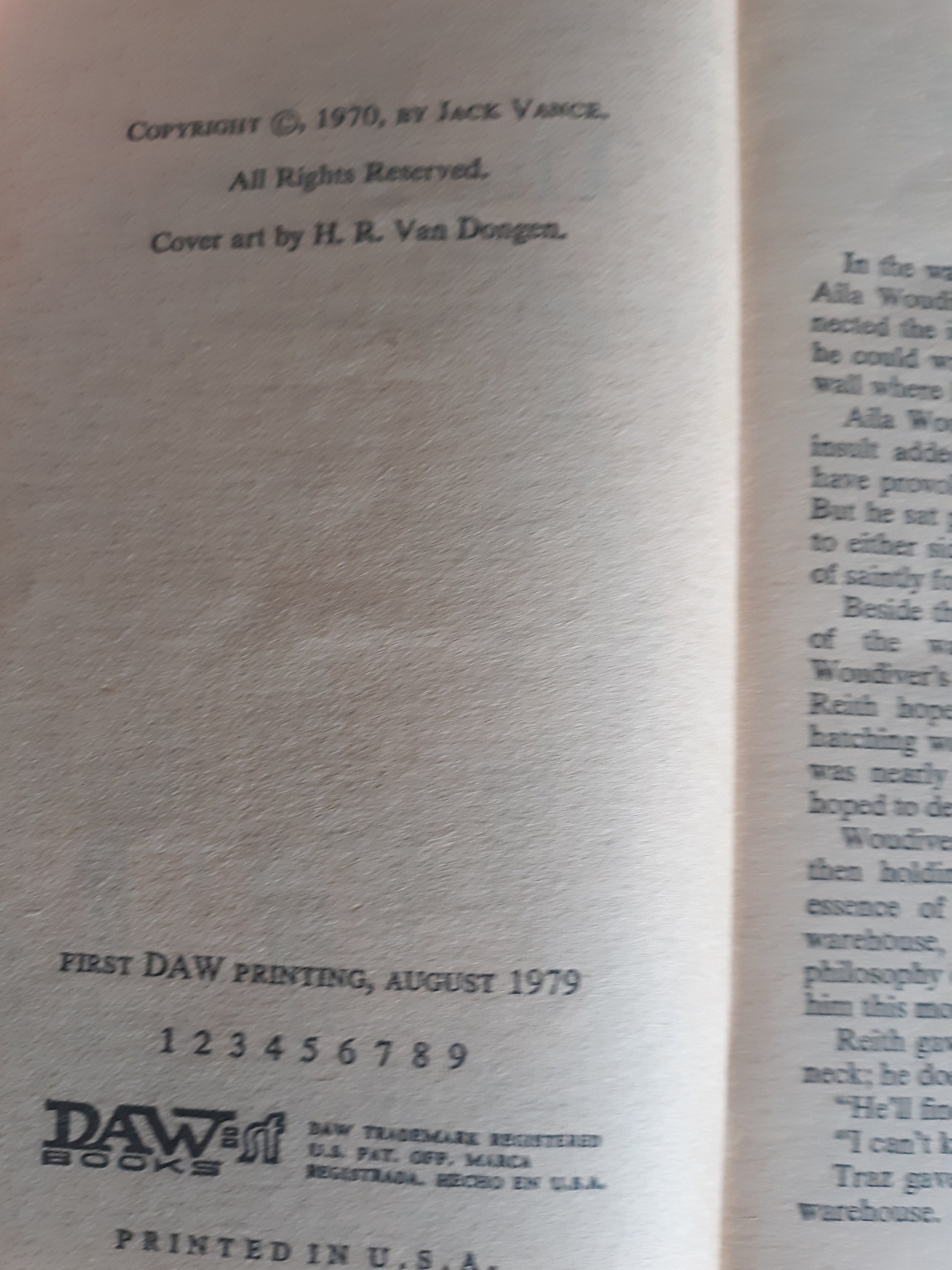 Vintage Scifi: the Pnume by Jack Vance (1970), 1st Printing, 1979 - Etsy