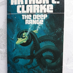 Vintage Scifi Paperback: the Deep Range by Arthur C. Clarke (1957), 3rd ...