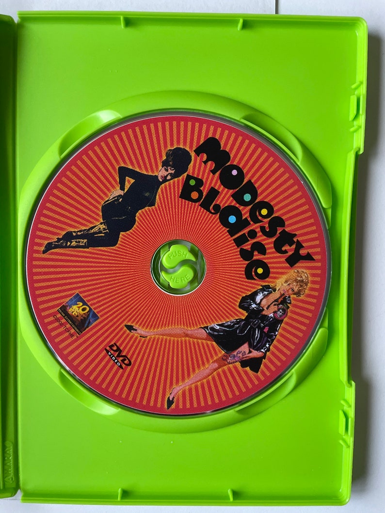 Vintage Comedy DVD: Modesty Blaise Starring Monica Vitti - Etsy