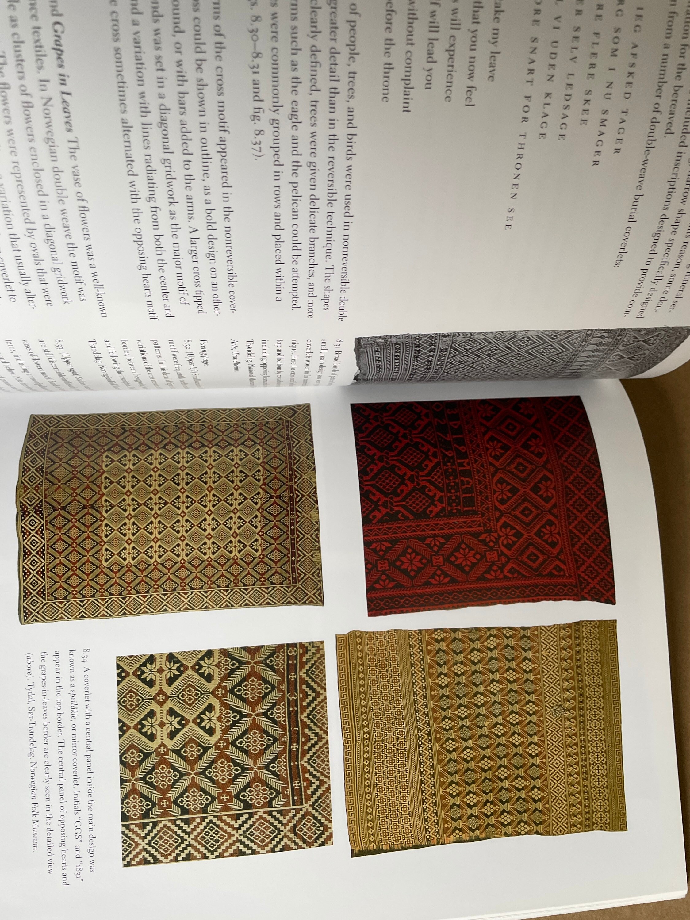 Art Book: the Woven Coverlets of Norway by Katherine Larson, University ...
