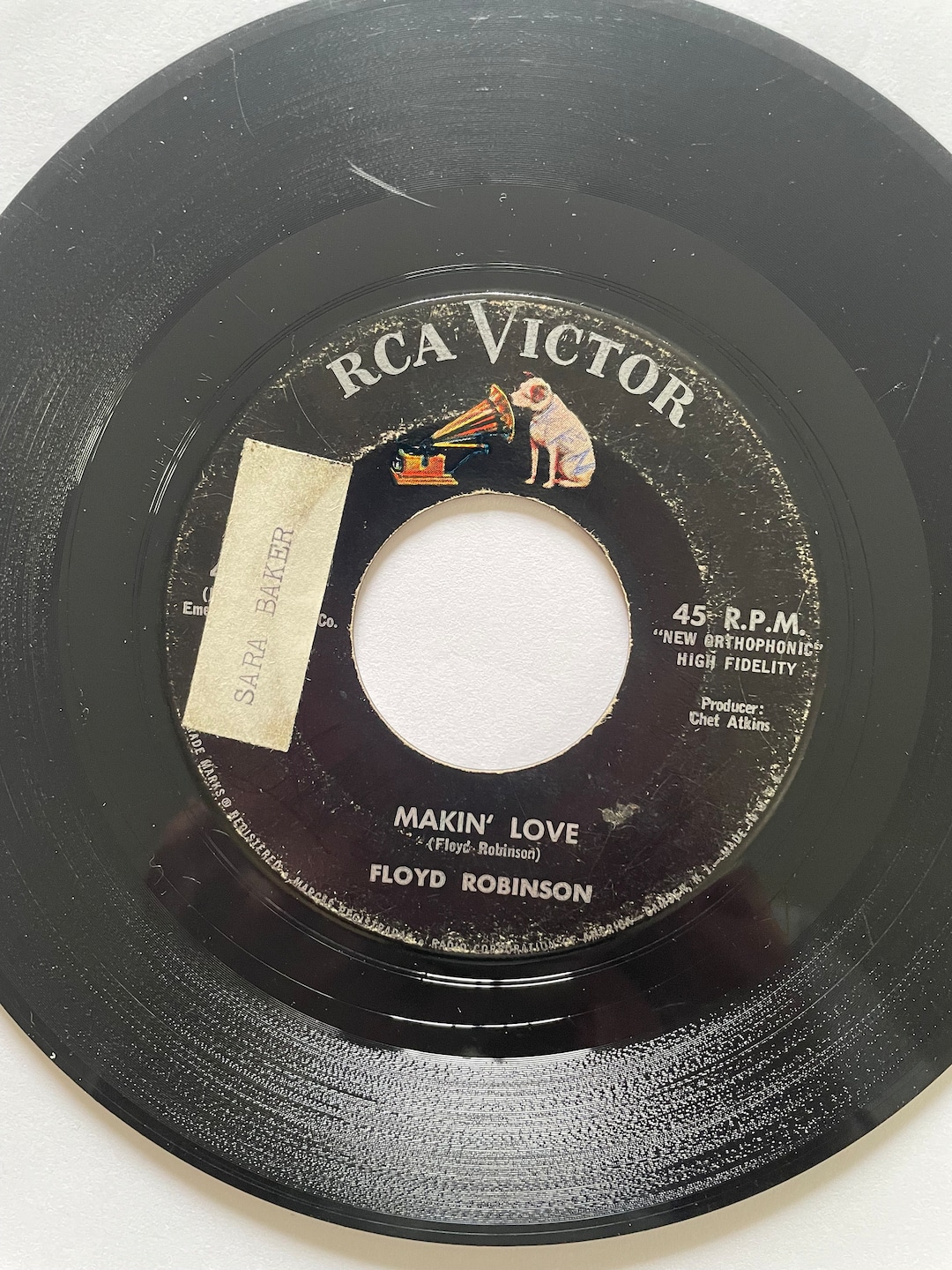 Pop Single: Makin’ Love / My Girl by Floyd Robinson, RCA 47-7529, 1959 ...