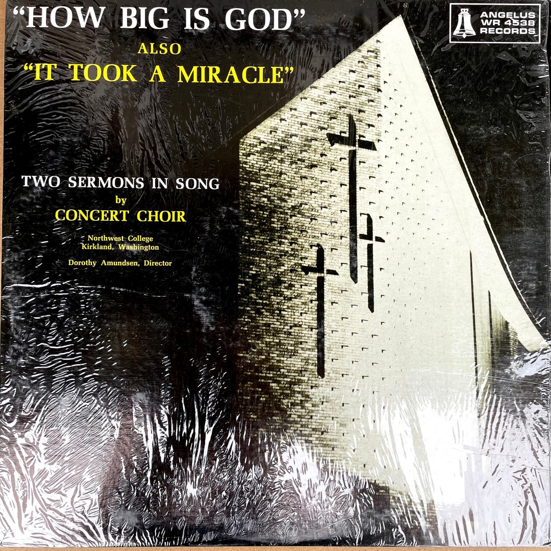 Vintage Christian LP: How Big is God and It Took A Miracle by Concert ...