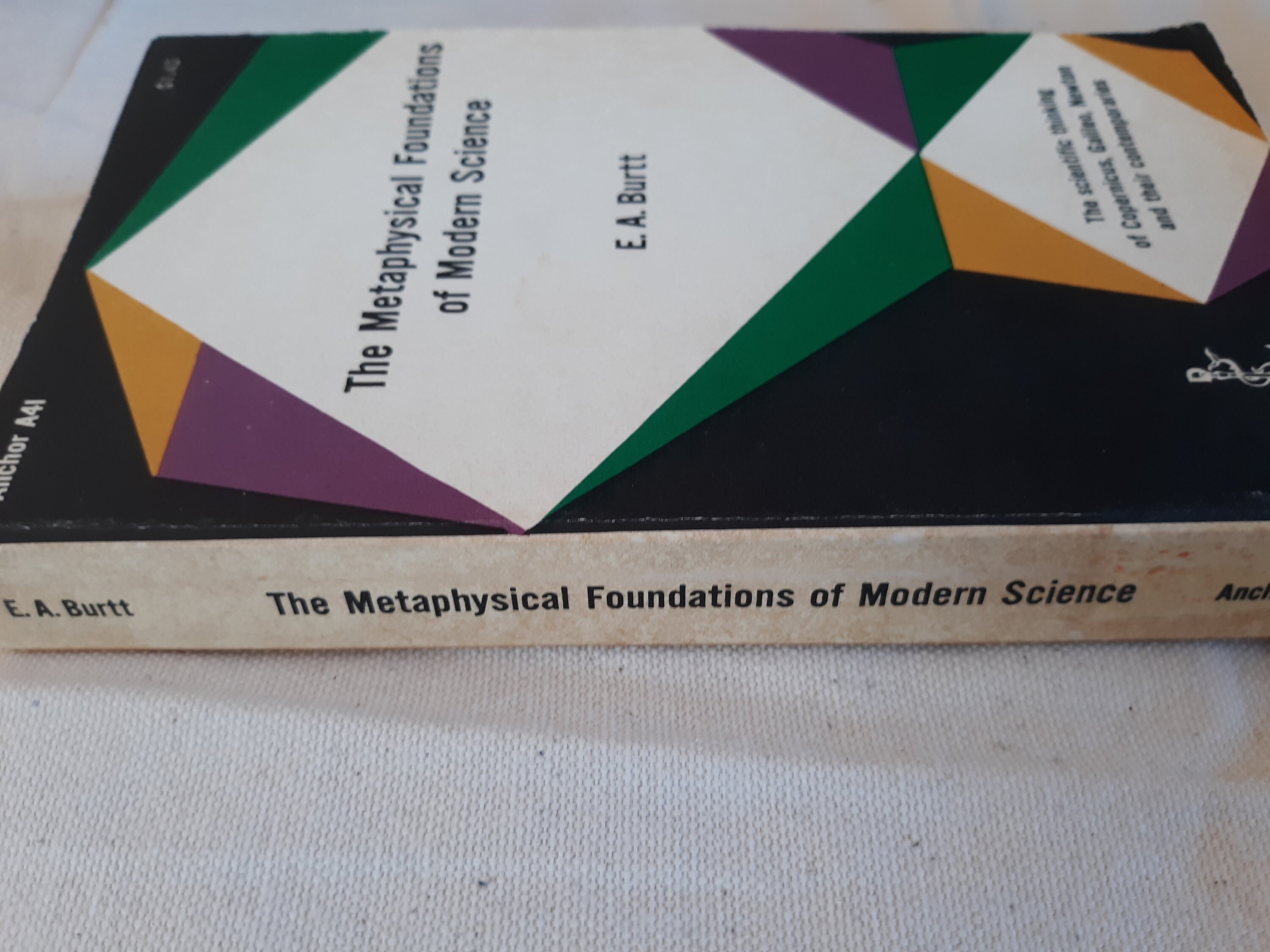 Vintage Book: the Metaphysical Foundations of Modern Science - Etsy Denmark