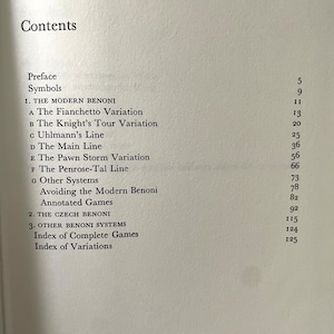 Chess Book: the Benoni by William R. Hartston, 2nd Printing, Chess ...