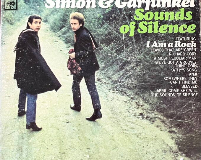 Folk Rock LP: the Sounds of Silence by Simon & Garfunkle, Stereo ...