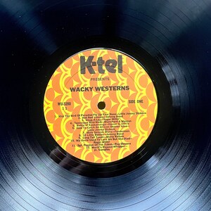 Pop Novelty LP: Wacky Westerns by Various Artists, Compilation, K-tel ...