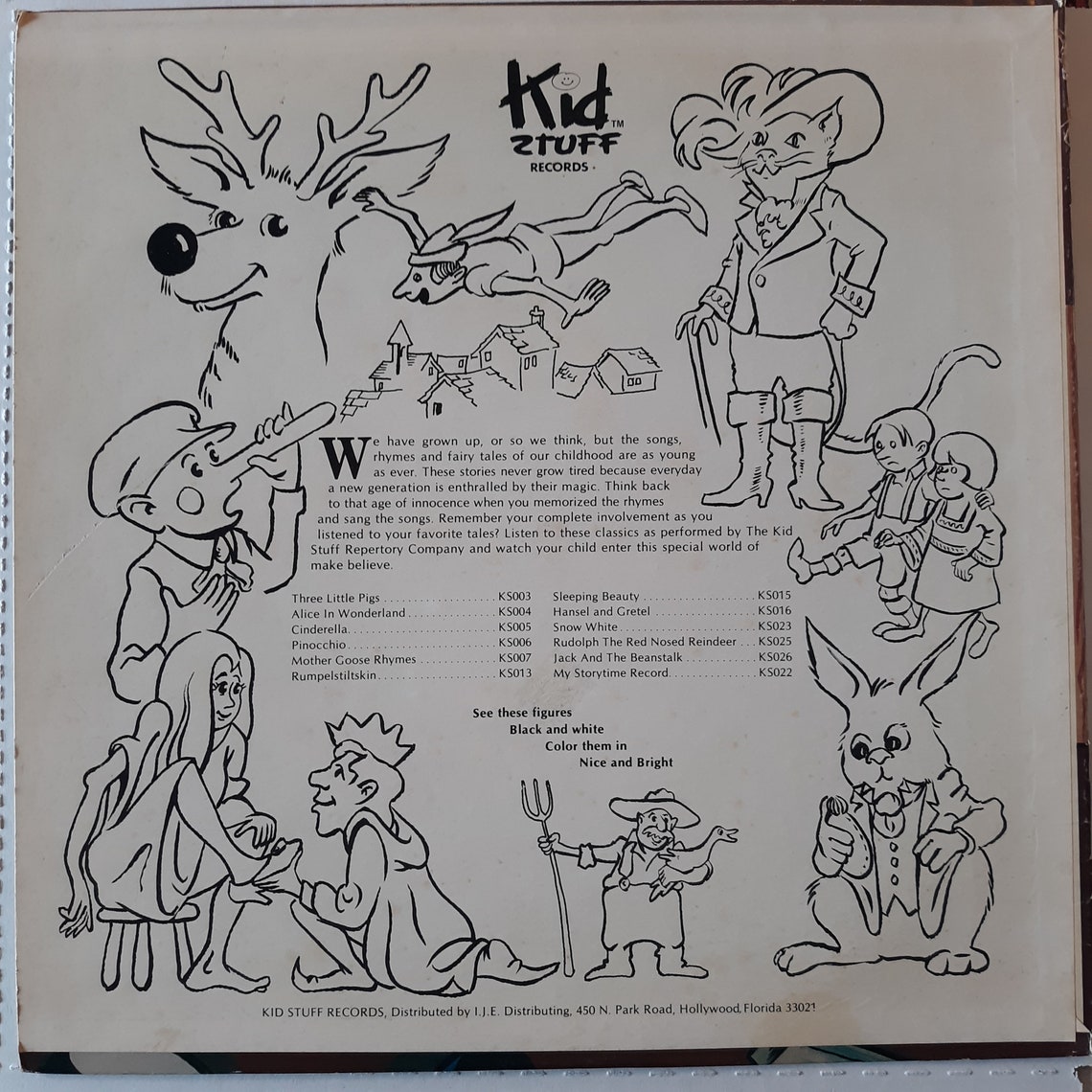 Vintage Pinocchio LP: Kid Stuff Records, 1977 - Etsy