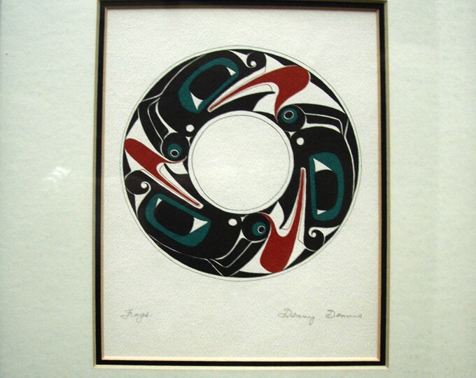 Frogs by Danny Dennis. Northwest Native American Fine Art - Etsy