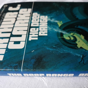 Vintage Scifi Paperback: the Deep Range by Arthur C. Clarke (1957), 3rd ...