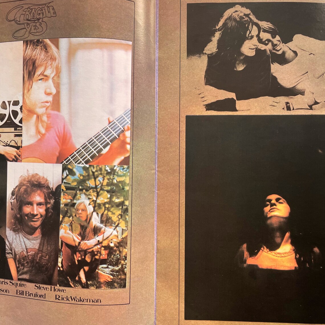 Vintage Rock LP: Fragile by Yes Gatefold Insert Atlantic - Etsy