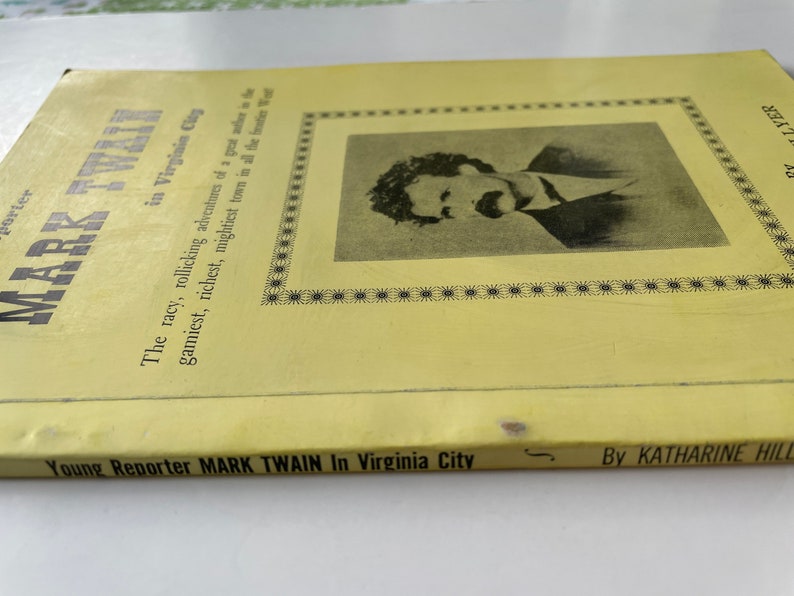 1964 Biography: Young Reporter Mark Twain in Virginia City - Etsy
