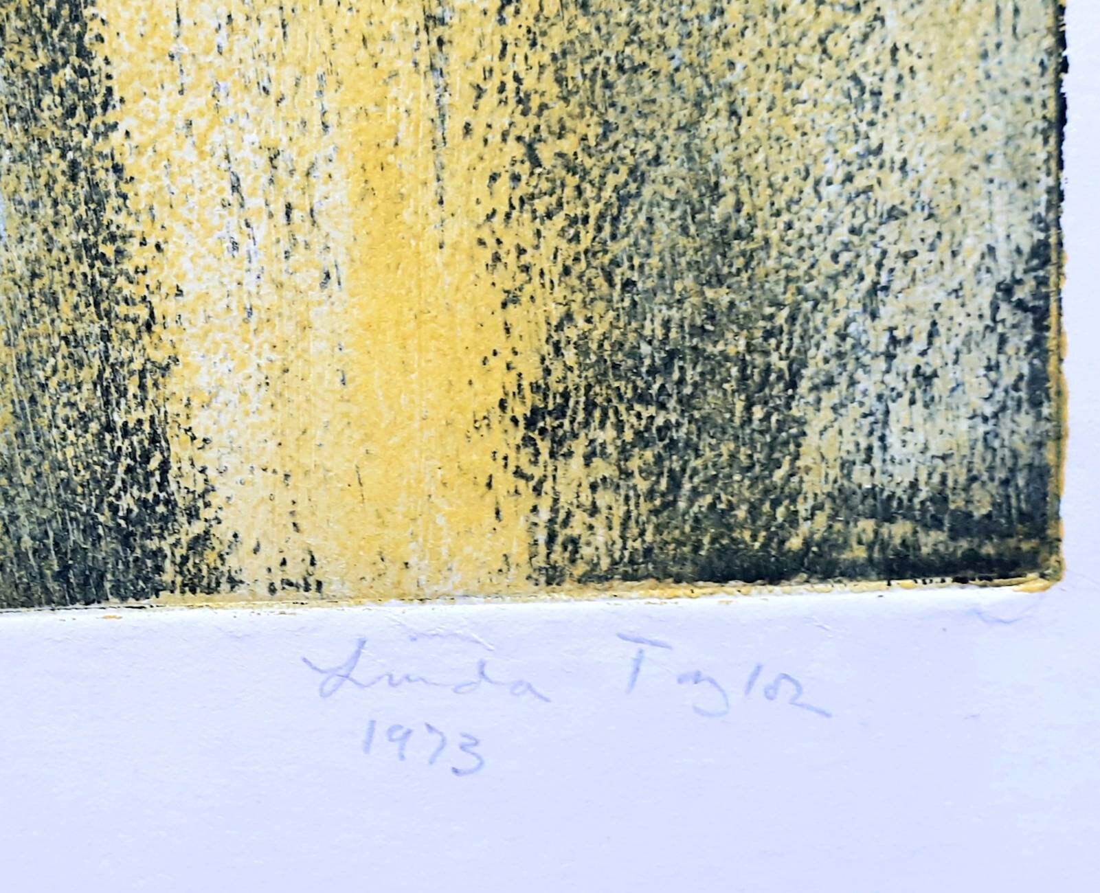 Vintage Large Color Intaglio Print: untitled | Etsy