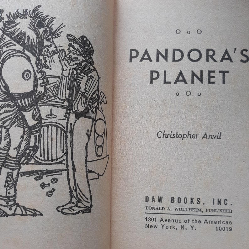 Vintage Scifi: Pandora's Planet by Christopher Anvil, 1st Printing ...