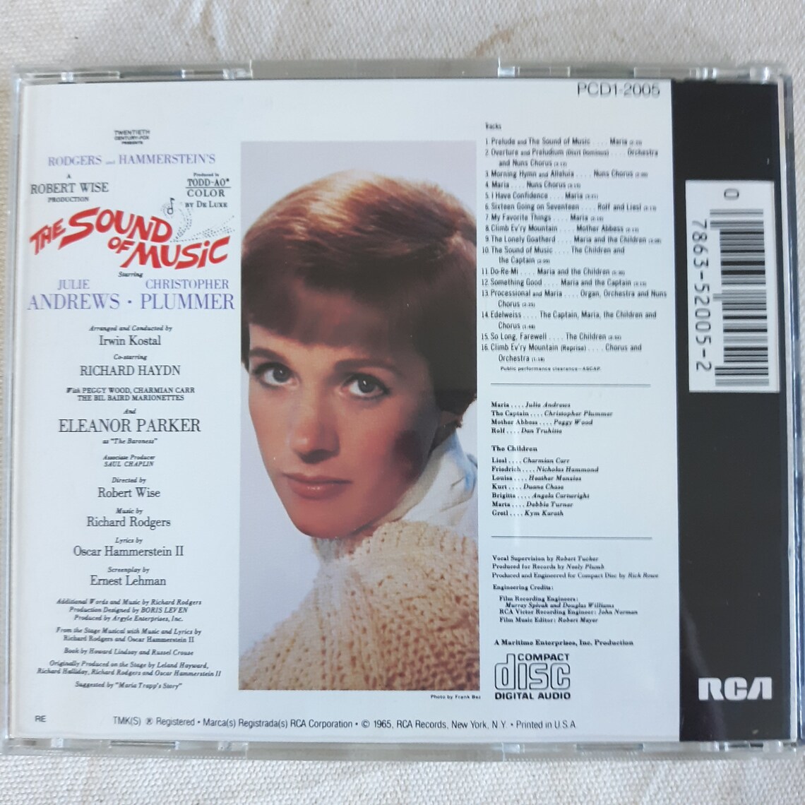 Vintage Soundtrack CD: the Sound of Music by Julie Andrews and - Etsy