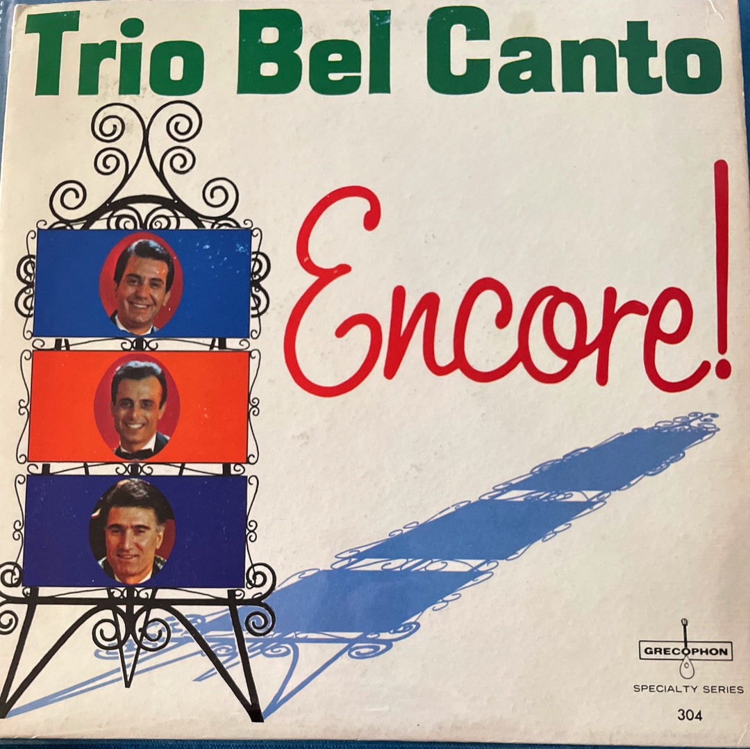 Greek LP: Encore! by Trio Bel Canto, Grecophon 304, 1965 - Etsy