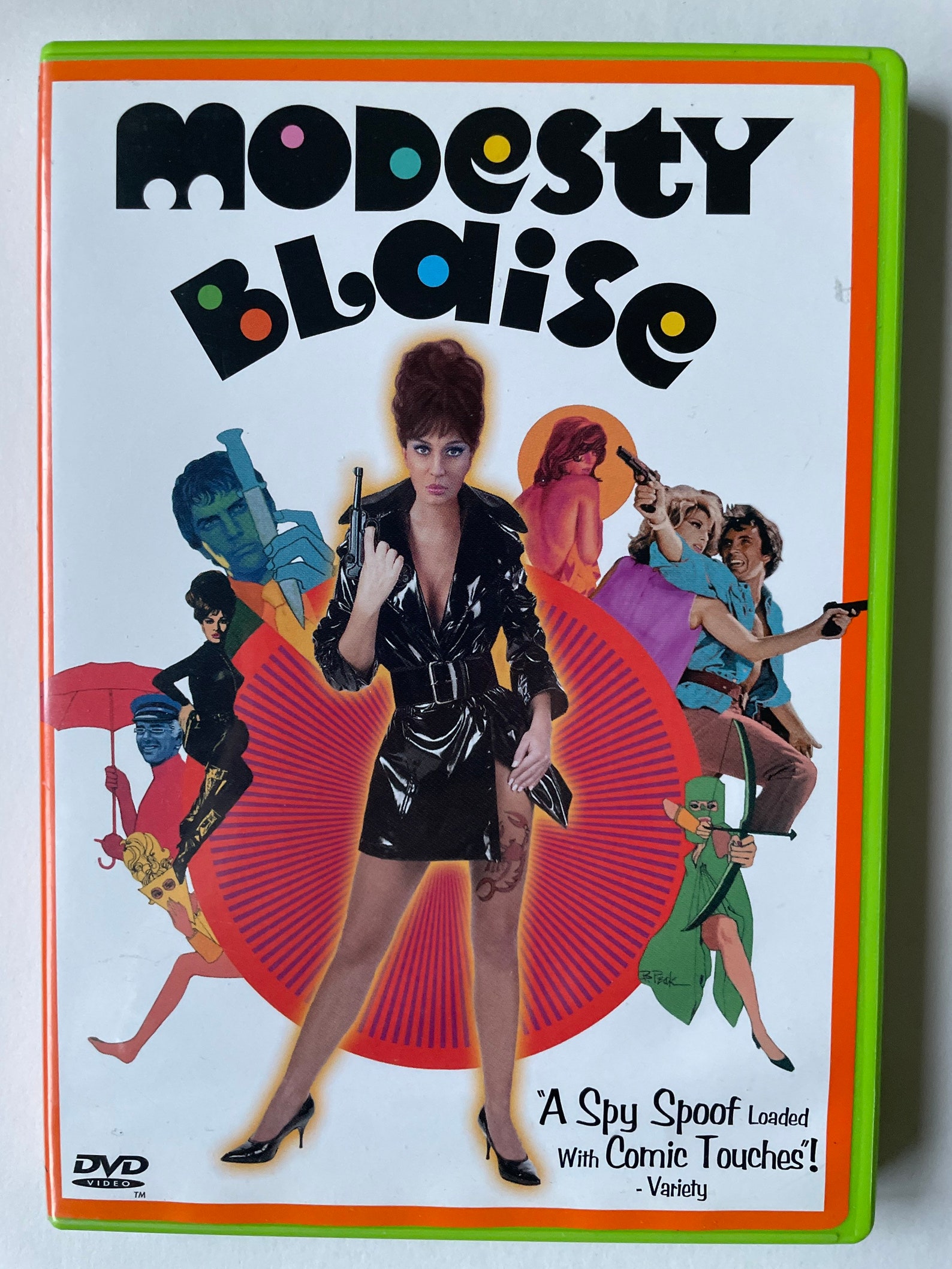 Vintage Comedy DVD: Modesty Blaise Starring Monica Vitti - Etsy