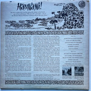 Vintage Hawaiian LP: Haunani! by Haunani Kahalawei, Capitol ST1700 ...