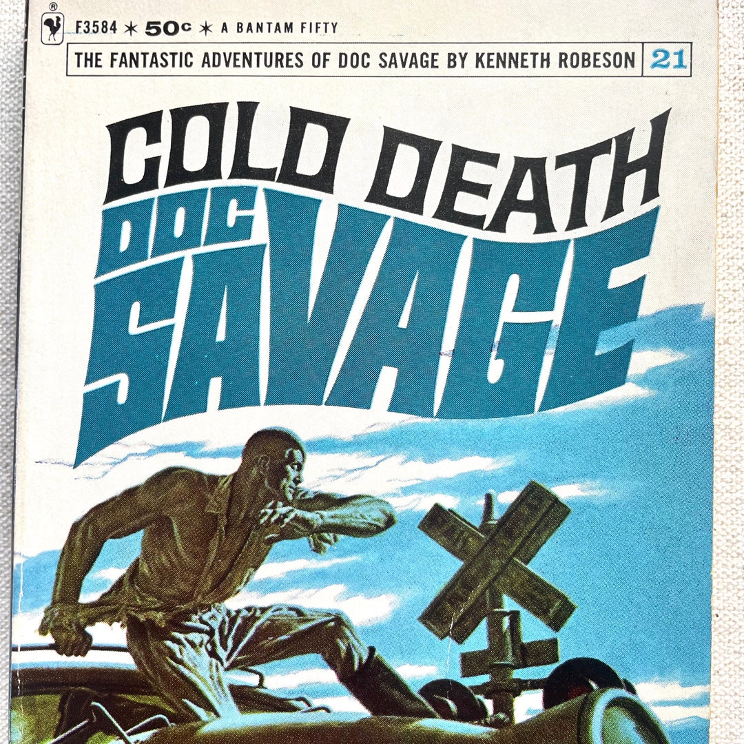 Doc Savage 21 Cold Death, 1st Pb Edition, Bantam, F3584, 1968 - Etsy
