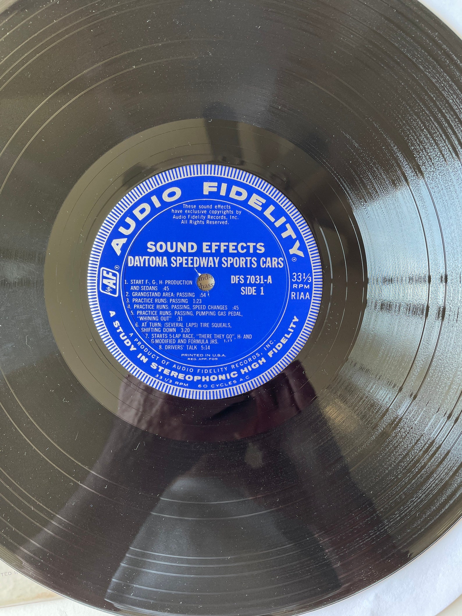 Vintage Sound Effects LP: Sound Effects Daytona Speedway - Etsy