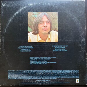 Vintage Pop Rock LP: Late for the Sky by Jackson Browne, Asylum 7E-1017 ...
