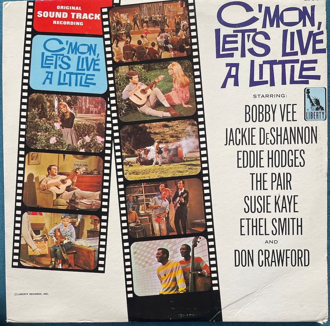C’mon Let’s Live A Little OST by Bobby Vee, Jackie Deshannon, Others ...