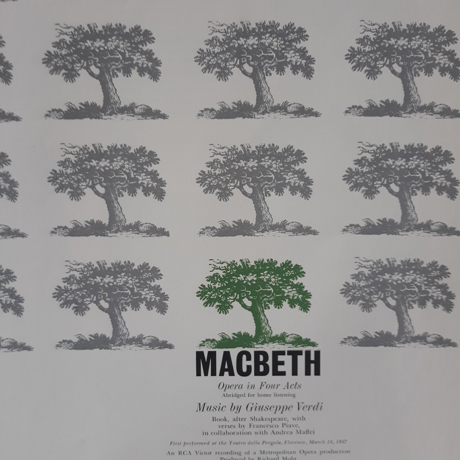 Vintage Verdi Macbeth Opera 2XLP Box Set: Metropolitan Opera, 1959 - Etsy