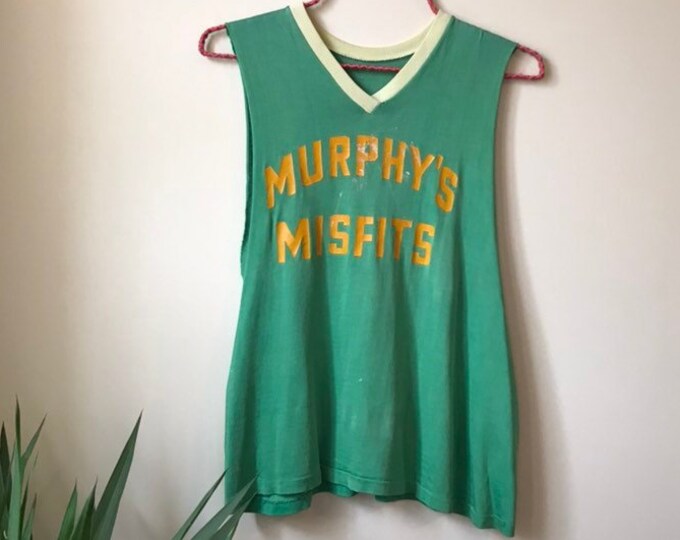 1960s MURPHY'S MISFITS Distressed Athletic Tank - Etsy
