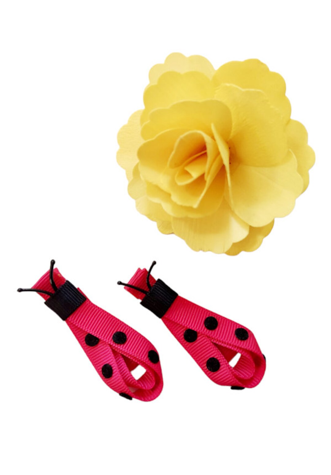 Ladybug Hair Snaps-/ Everyday / Fun Hair Clips / Hair Clips / Kids ...