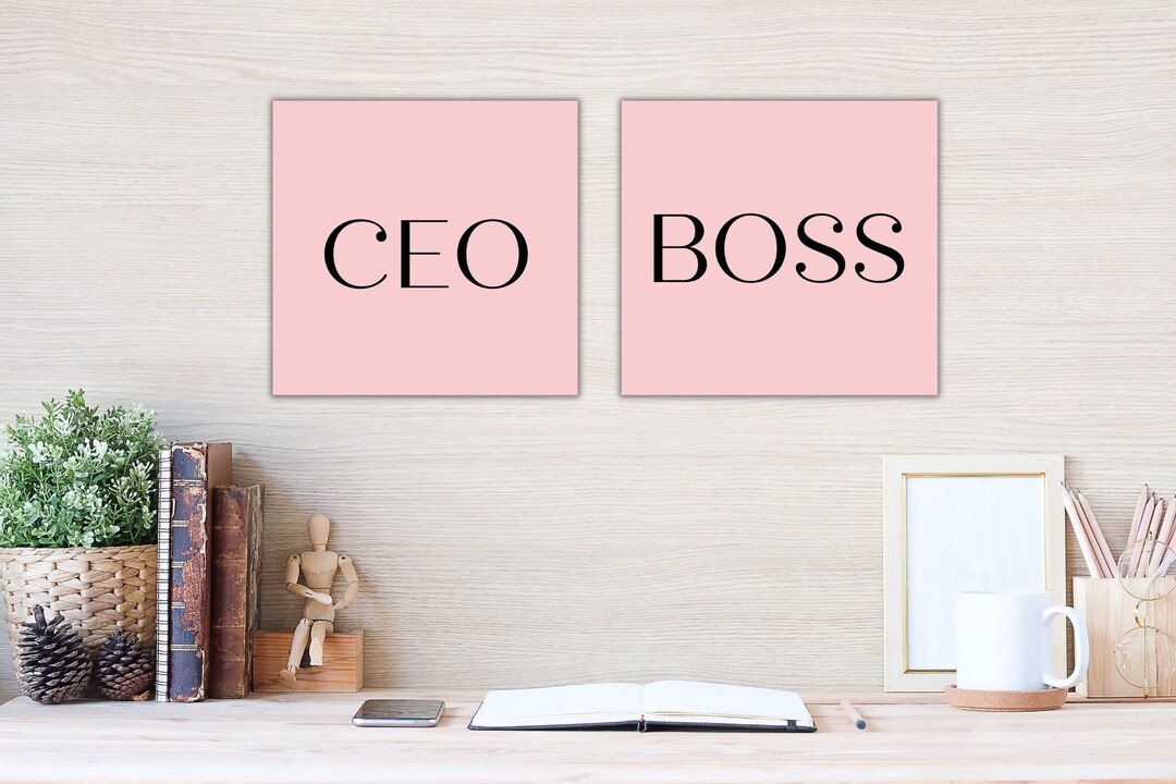 CEO* Office Decor, Metal Sign, Office Decor for Women, Custom Metal ...