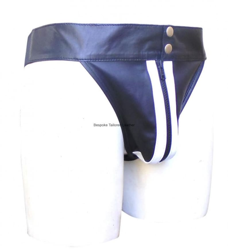 Leather Jockstrap With Colour Stripe Custom Made to Order - Etsy