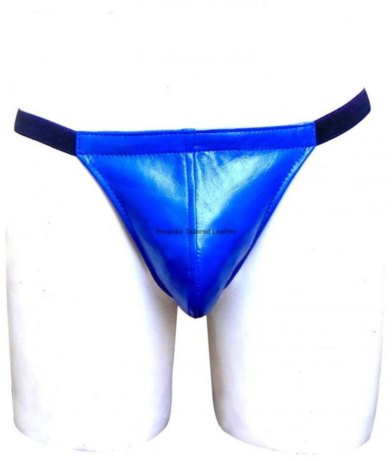 En Cuir Pour Homme élastique String Thong Fait Sur Mesure Sur Etsy