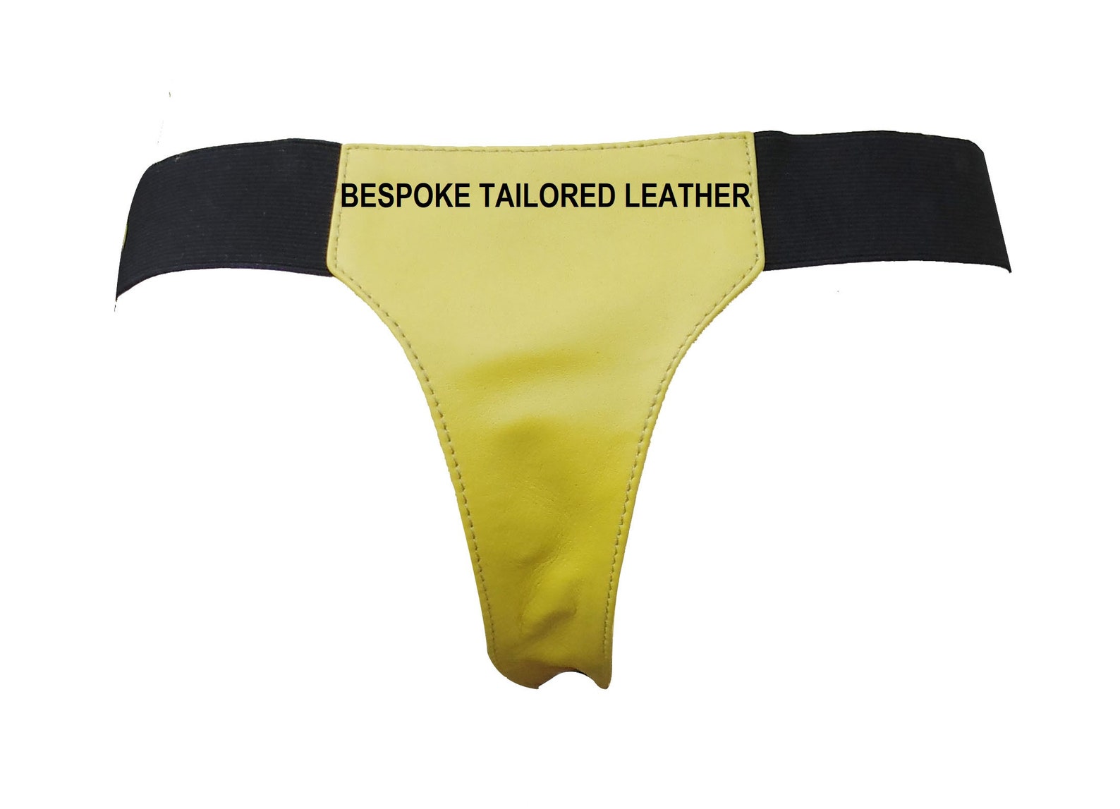 YELLOW Leather Jocks/thong With Metal Stud Custom Made to | Etsy